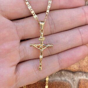 Prime Jewelry 269 | Jewelry | Brand New 4k Gold Filled Cross Jesus ...